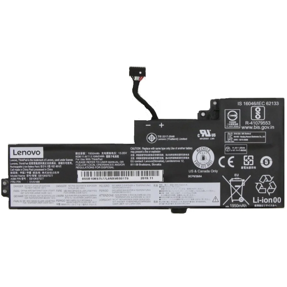 01AV420 01AV421 01AV489 01AV419 Laptop Battery for Lenovo ThinkPad T470 ...