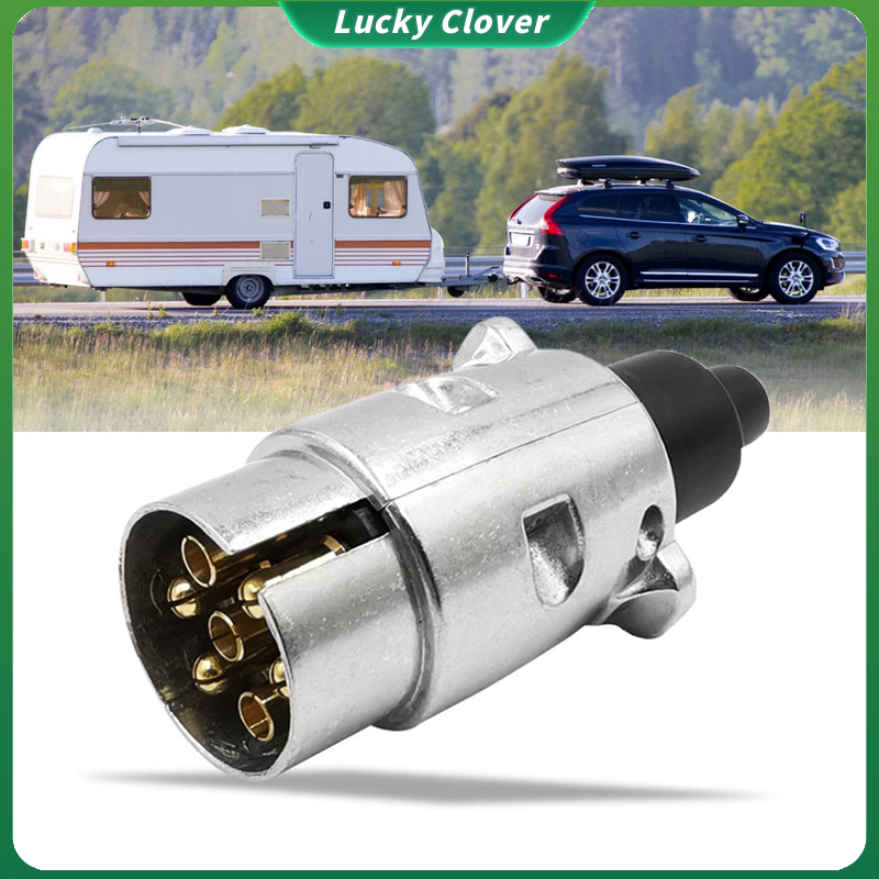 12V 7 Pin Trailer Towing Plug Adapter Trailer Towing Socket Plug ...