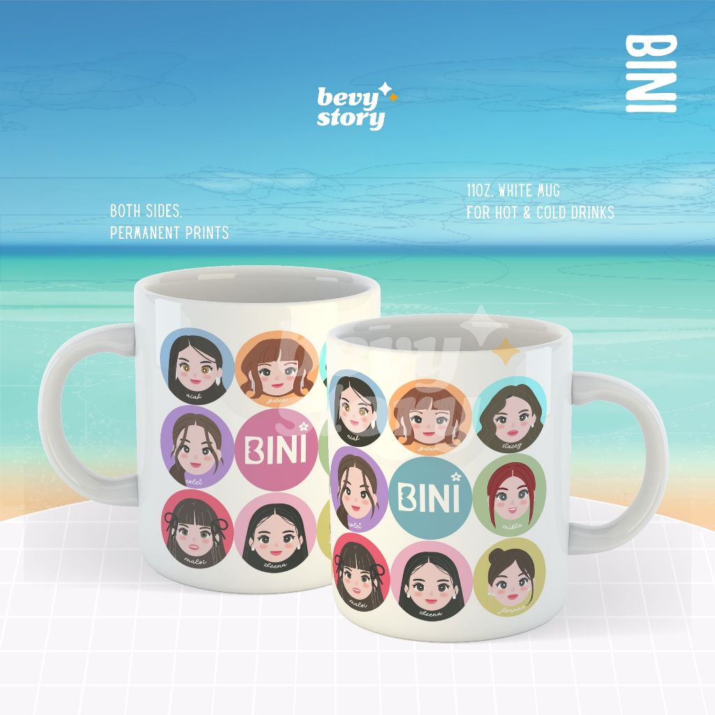 BevyStory | BINI Mugs Blooms Ppop Coffee Mugs Aesthetic Mugs Gift Ideas ...
