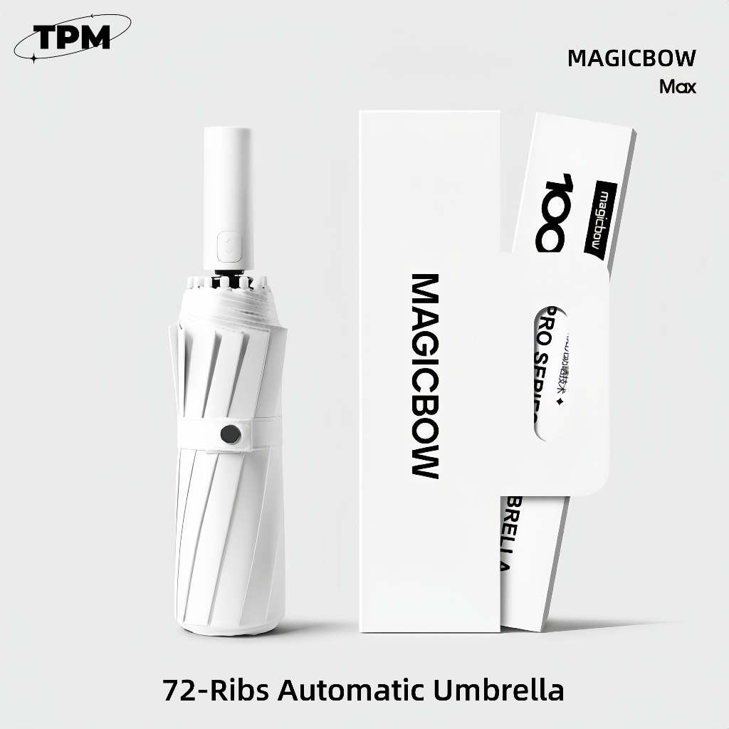 72-Ribs Automatic Sunshade Sun Umbrella Dual-purpose Female Folding ...