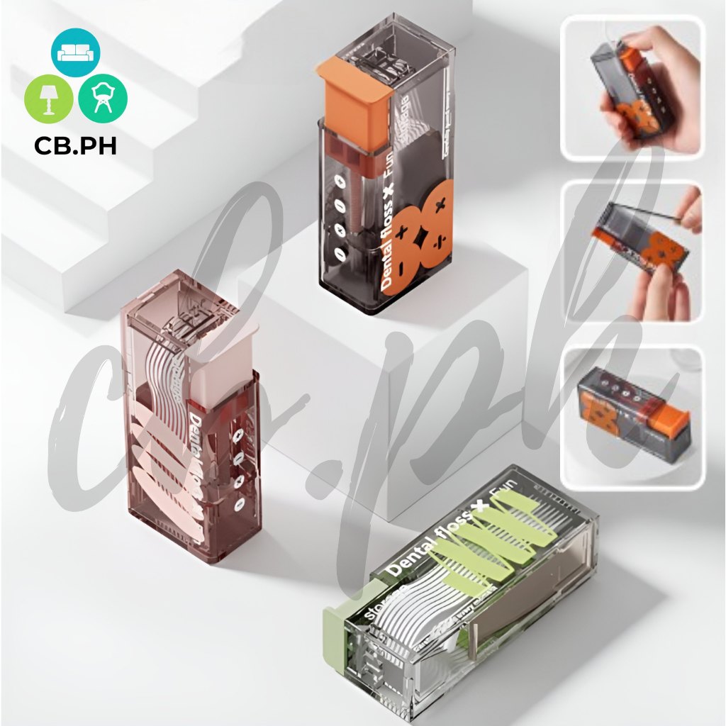 CB.PH Portable Dental Floss Box Automatically Pops Out Dental Floss ...