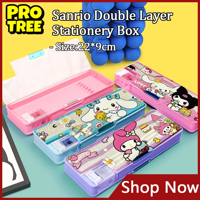Pencil Cases with Pencil Sharpener Plastic sanrio Pencil Box School ...