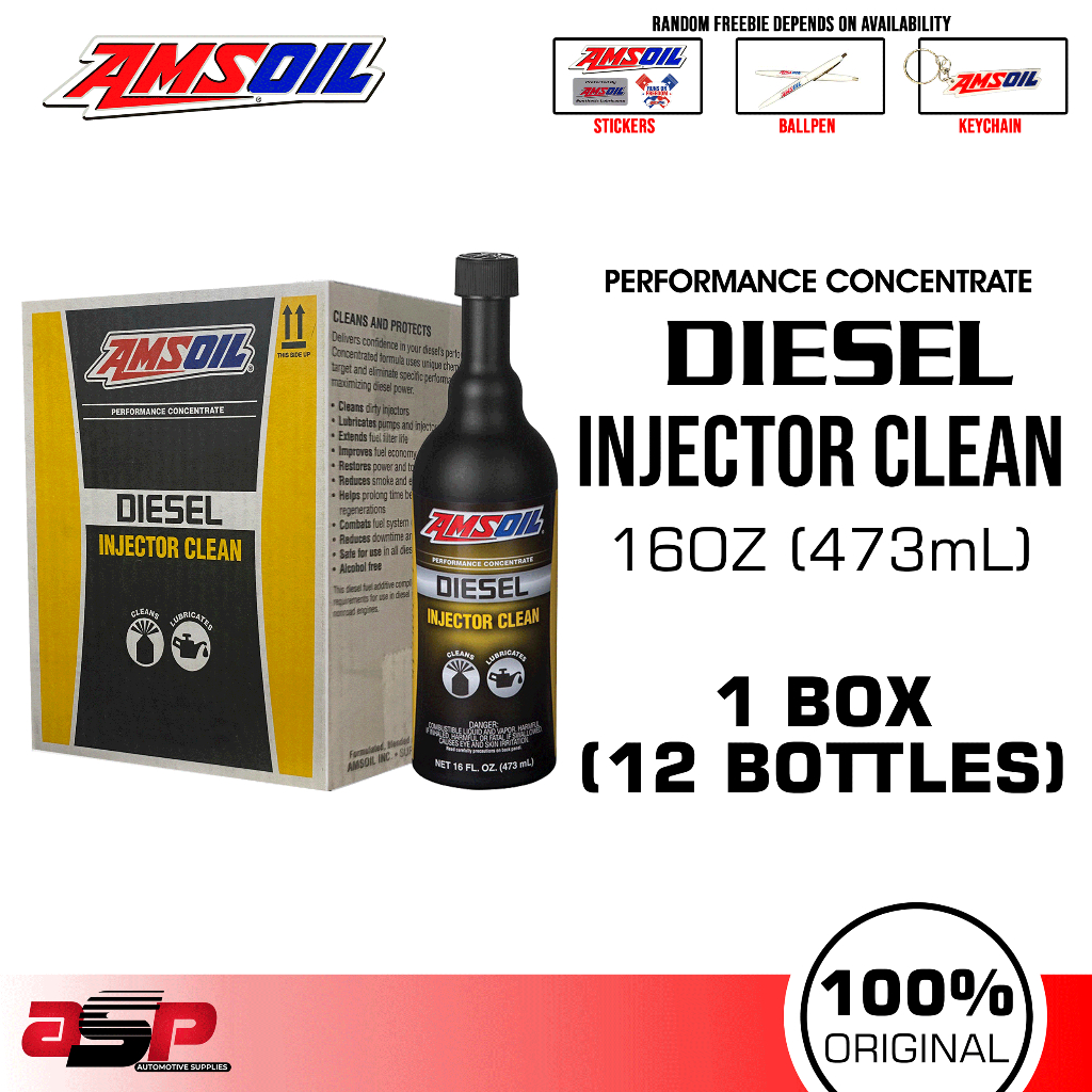 AMSOIL Diesel Injector Cleaner 16oz (1 BOX / 12 BOTTLES) | Shopee ...