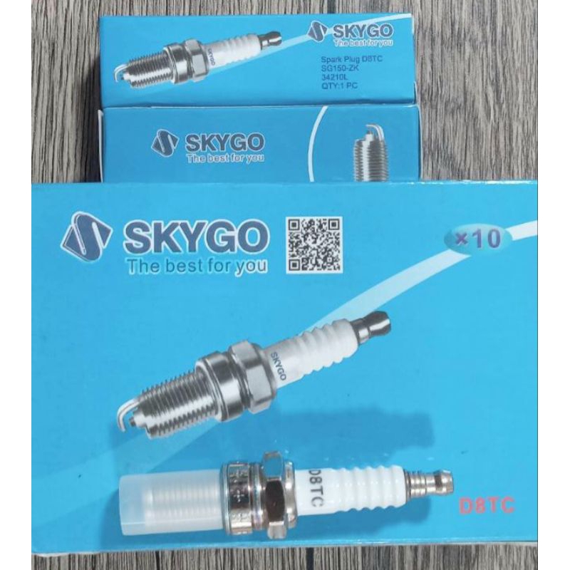 SKYGO SPARK PLUG D8TC GENUINE | Shopee Philippines