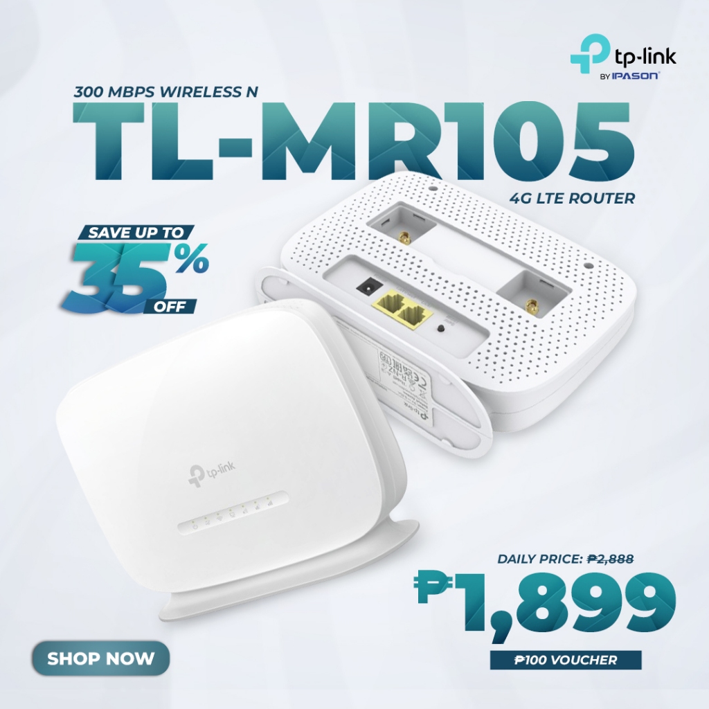 TP-Link TL-MR105 300 Mbps Plug and Play Wireless N 3G/4G Connection 4G ...