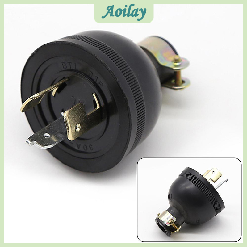30A 250V Generator Plug Anti-loose US Three-pole Gasoline Generator ...