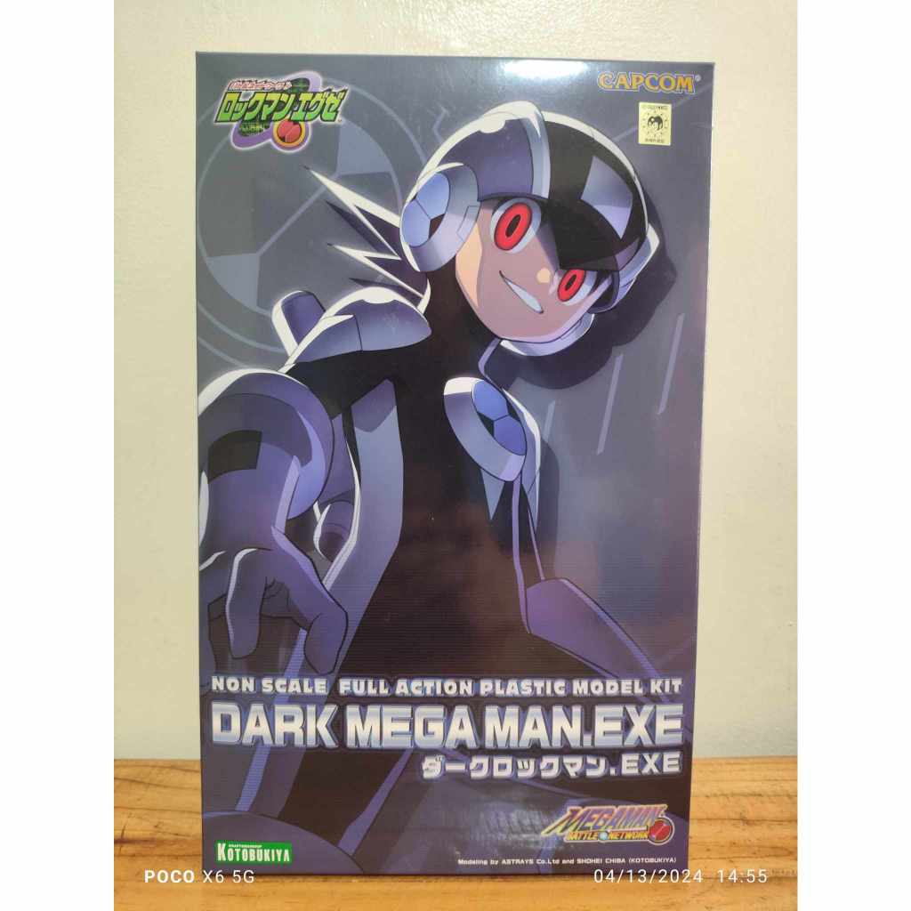 KOTOBUKIYA Non Scale Full Action Model Kit Dark Mega Man.EXE | Shopee ...