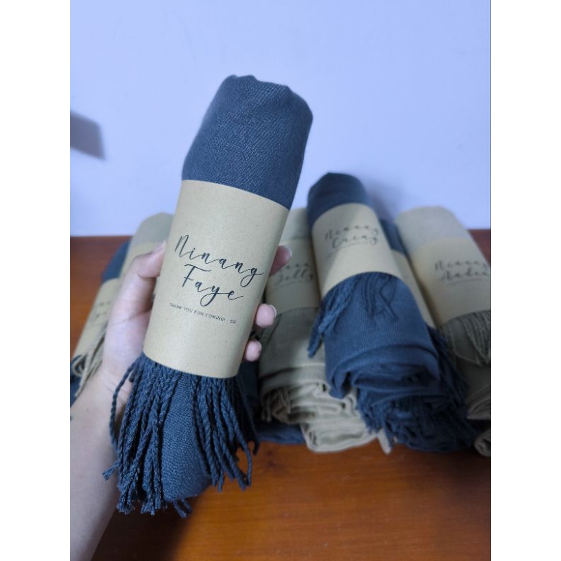Shawl with Personalized Label/Tag (Souvenir/Giveaway) | Shopee Philippines