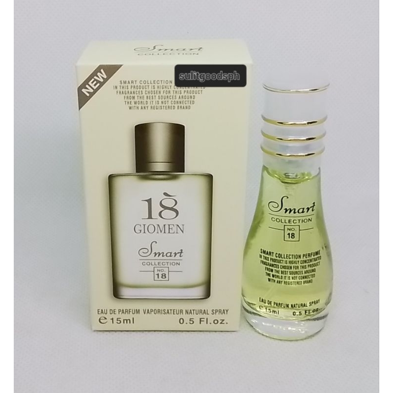 SMART COLLECTION NO.18 PERFUME FOR MEN 15 ML EDP | Shopee Philippines