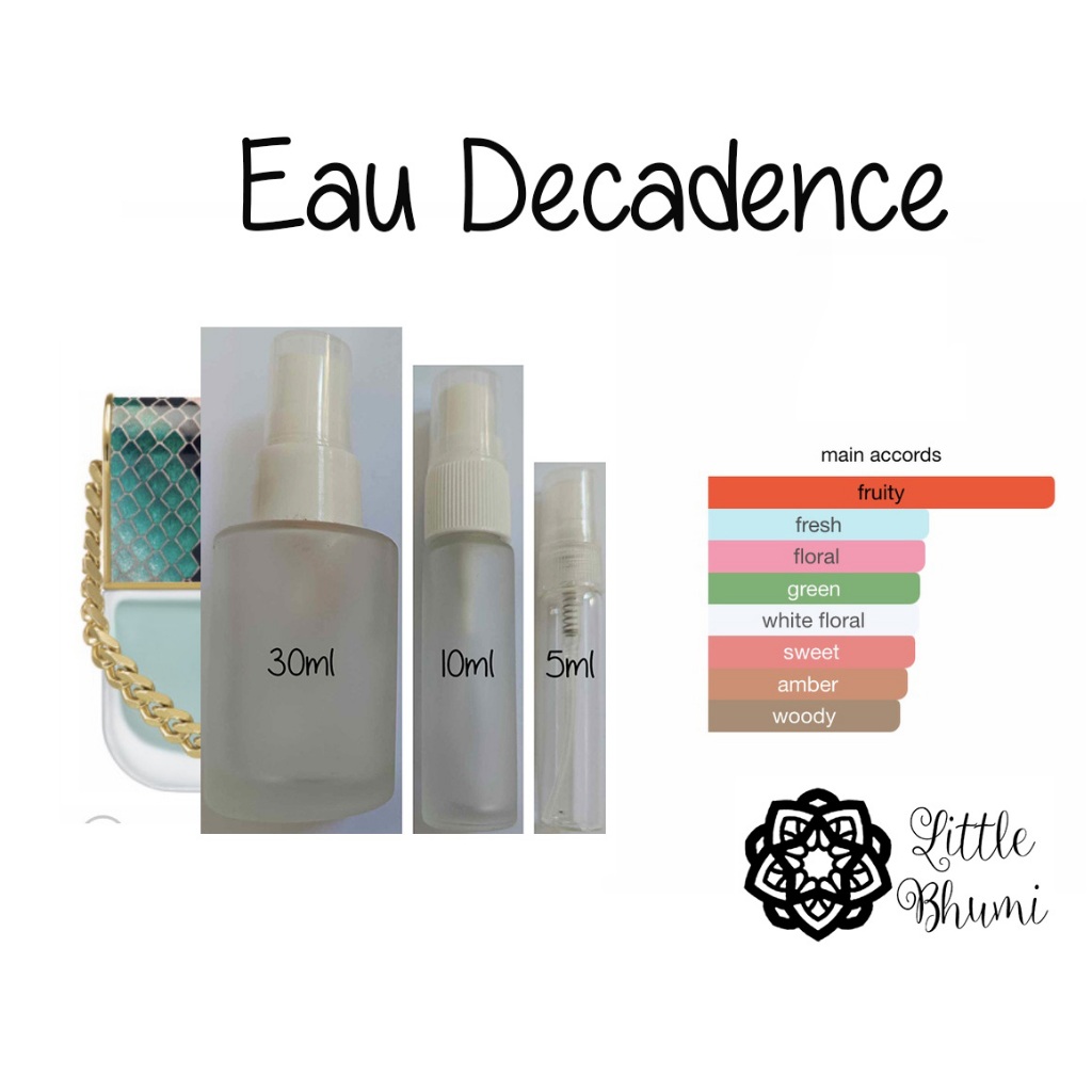 brit sheer marc jacobs Decadence Eau So Decadent decant perfume 5ml ...