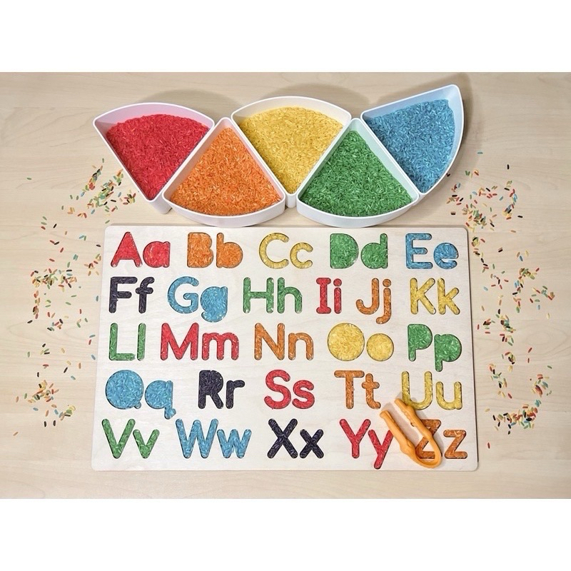 Alphabet Puzzle Uppercase or Mix Uppercase & Lowercase (MADE TO ORDER ...