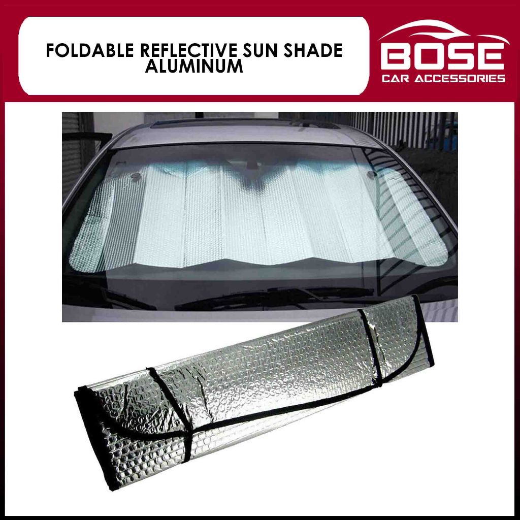 Foldable Windshield Sunshade Reflective Sun Block Car Cover Visor ...