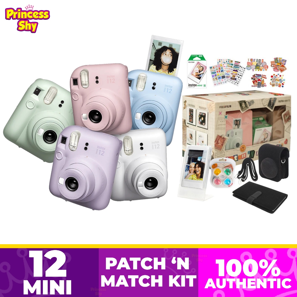 FUJIFILM Instax Mini 12 Instant Camera with optional Club Kit Bundle ...