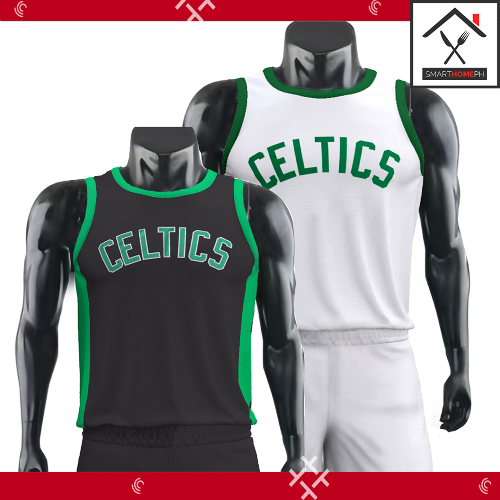 Boston Celtics Design Basketball Jersey set up & down sando short set ...