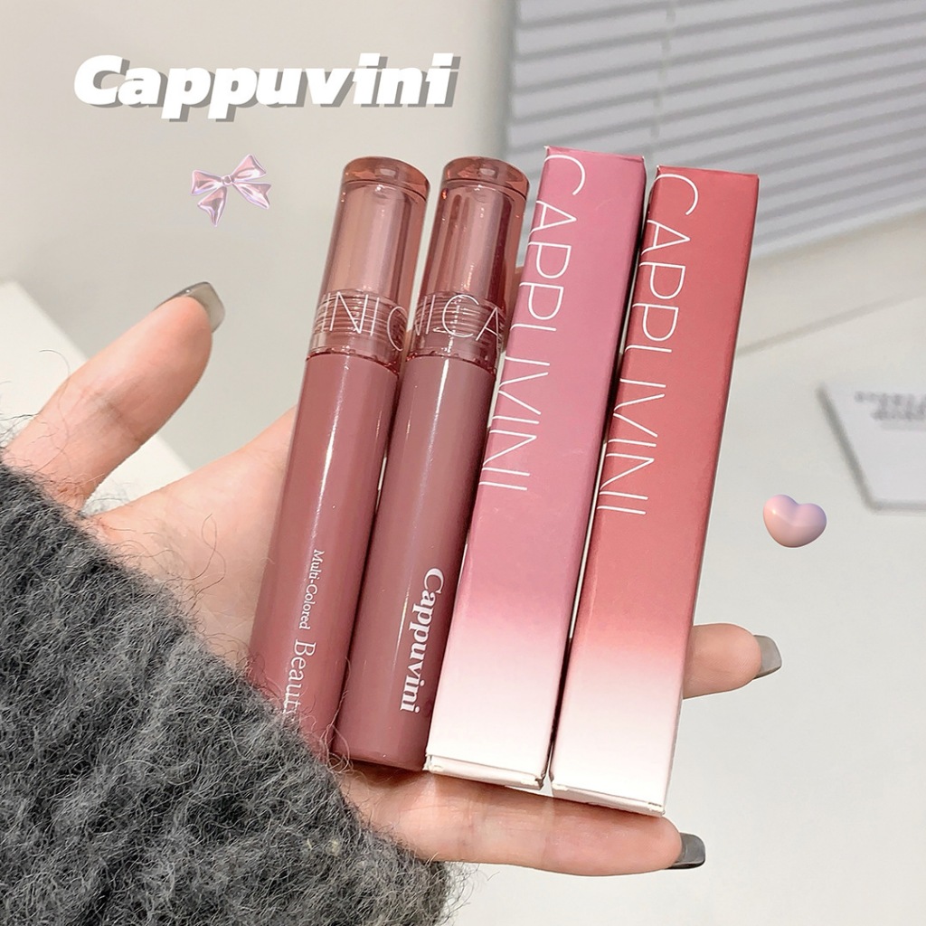 NEW Cappuvini Glass senses water light mirror lip glaze | Shopee Philippines