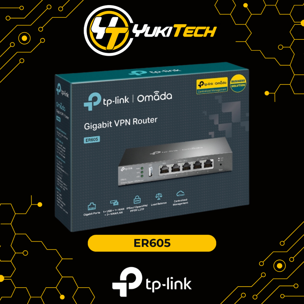 TP-Link ER605 Omada Gigabit VPN Router | Shopee Philippines