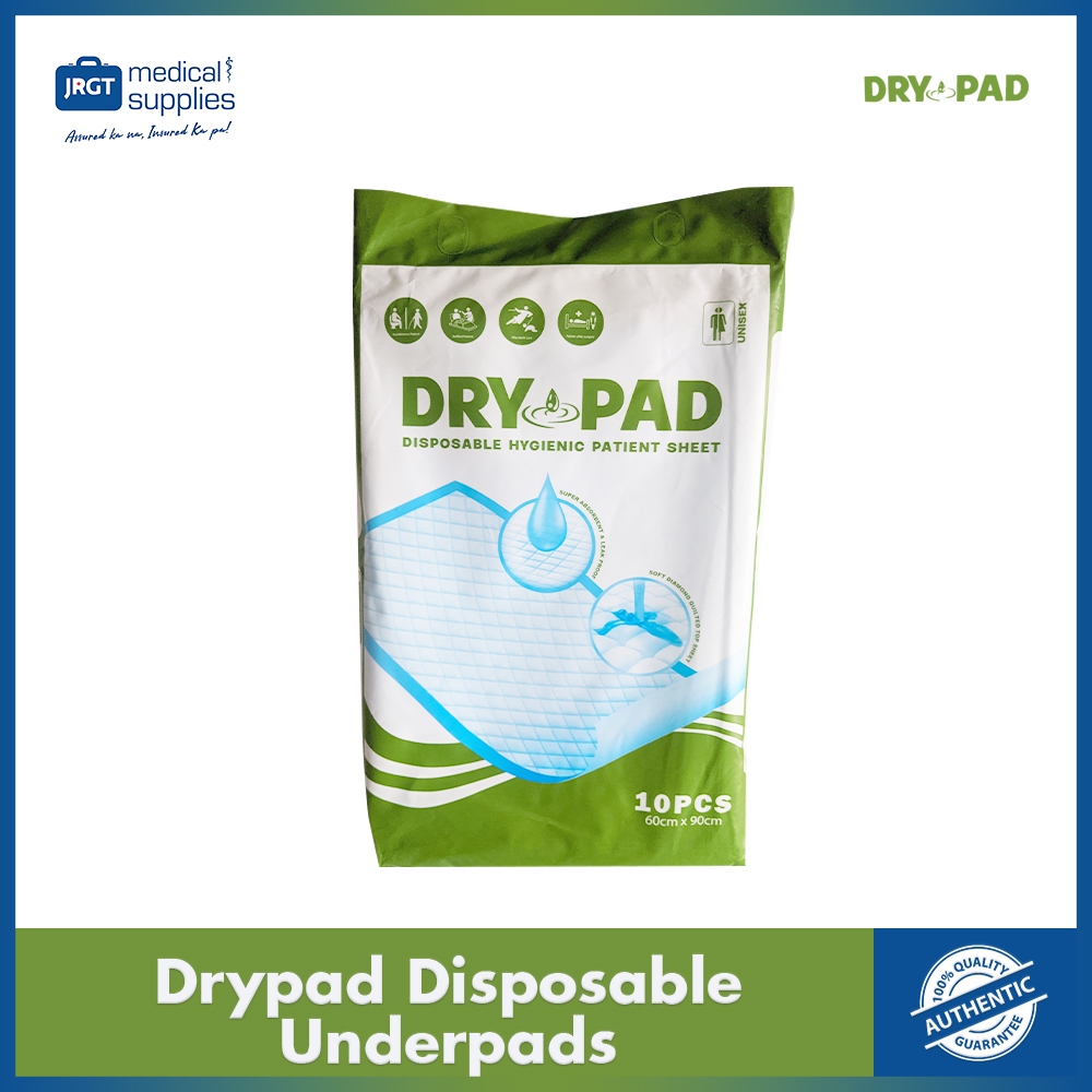 DryPad (Surrmed) Disposable Underpads (1 Pack - 10pcs) | Shopee Philippines