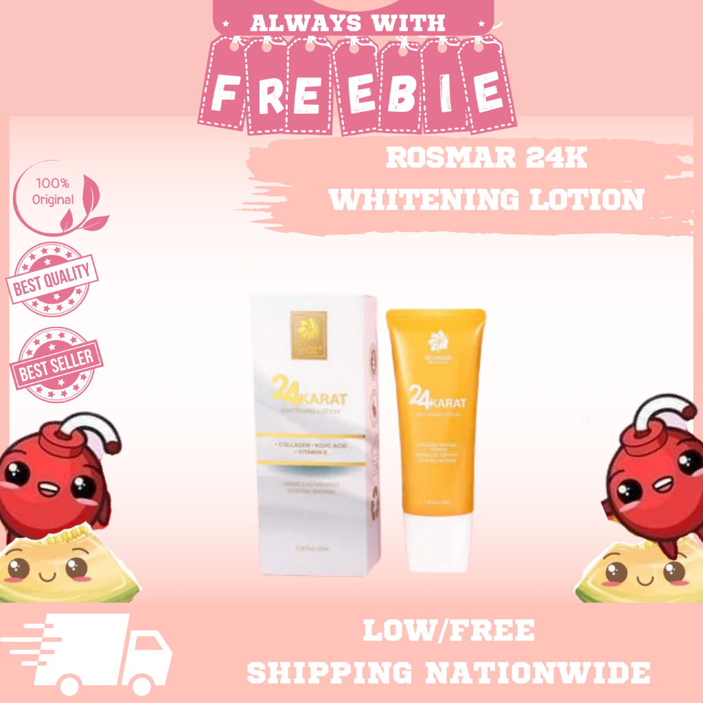 ROSMAR 24K WHITENING LOTION | Shopee Philippines