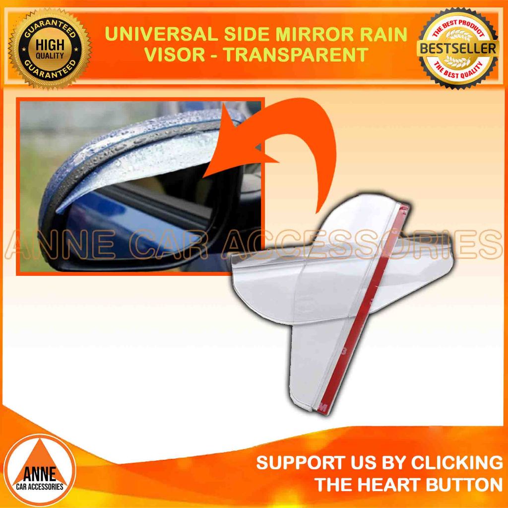 Car Rearview Mirror Waterproof Rain Shade Universal Rear View Side ...