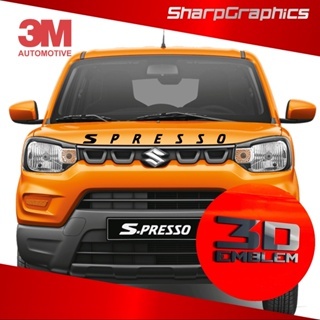 Suzuki S-presso spresso 3D Hood Emblem Set | Shopee Philippines