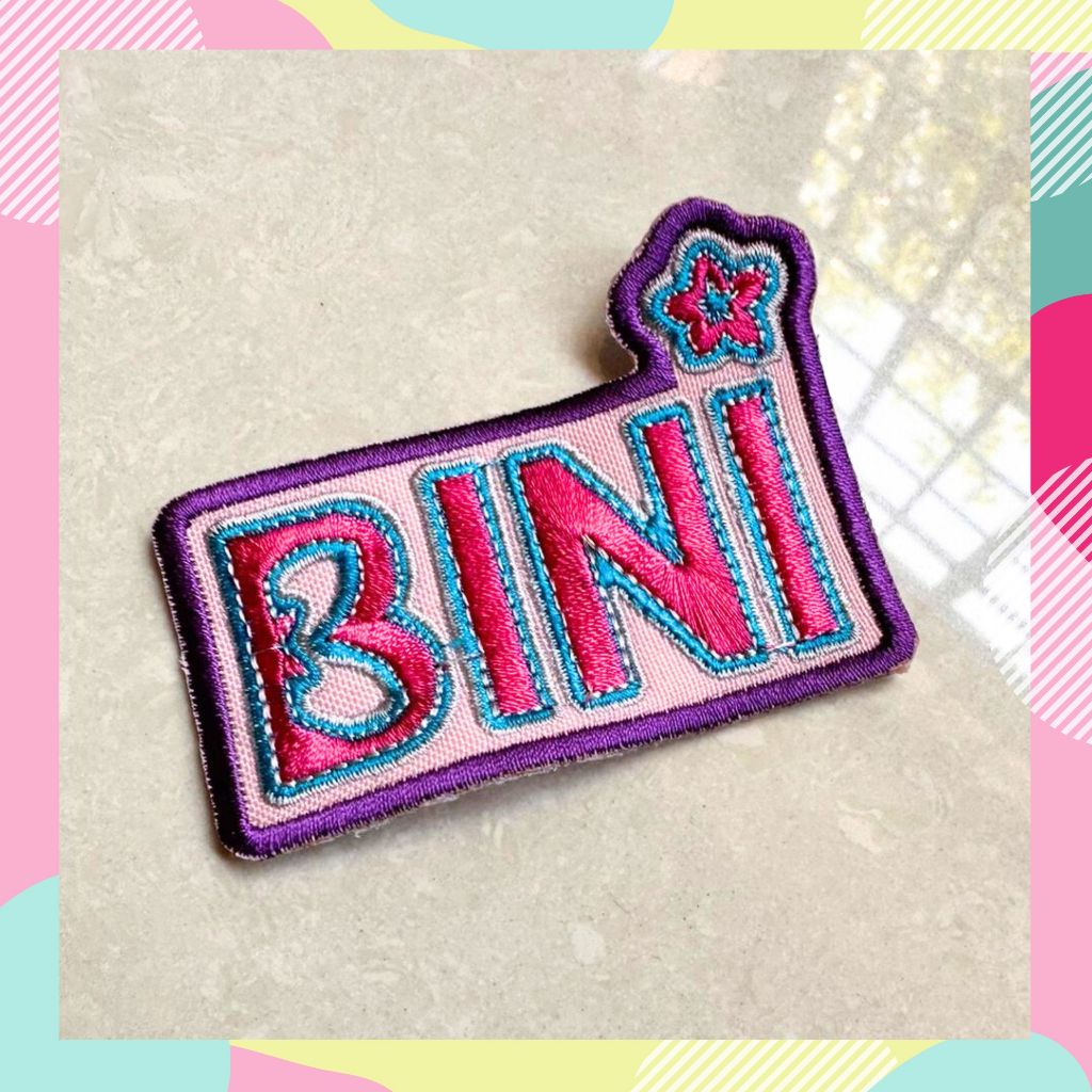 Bini Patches (iron on and regular patches) | Shopee Philippines