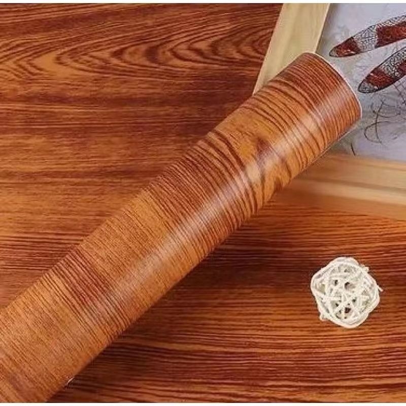 Roll 10meters 45cm PVC Wood wallpaper Sticker For bedroom wall Desk ...