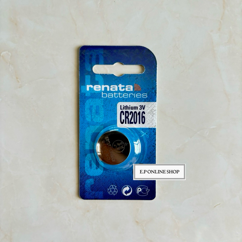 Renata CR2016 Watch & PC Batteries Single Pack Lithium 3V | Shopee Philippines