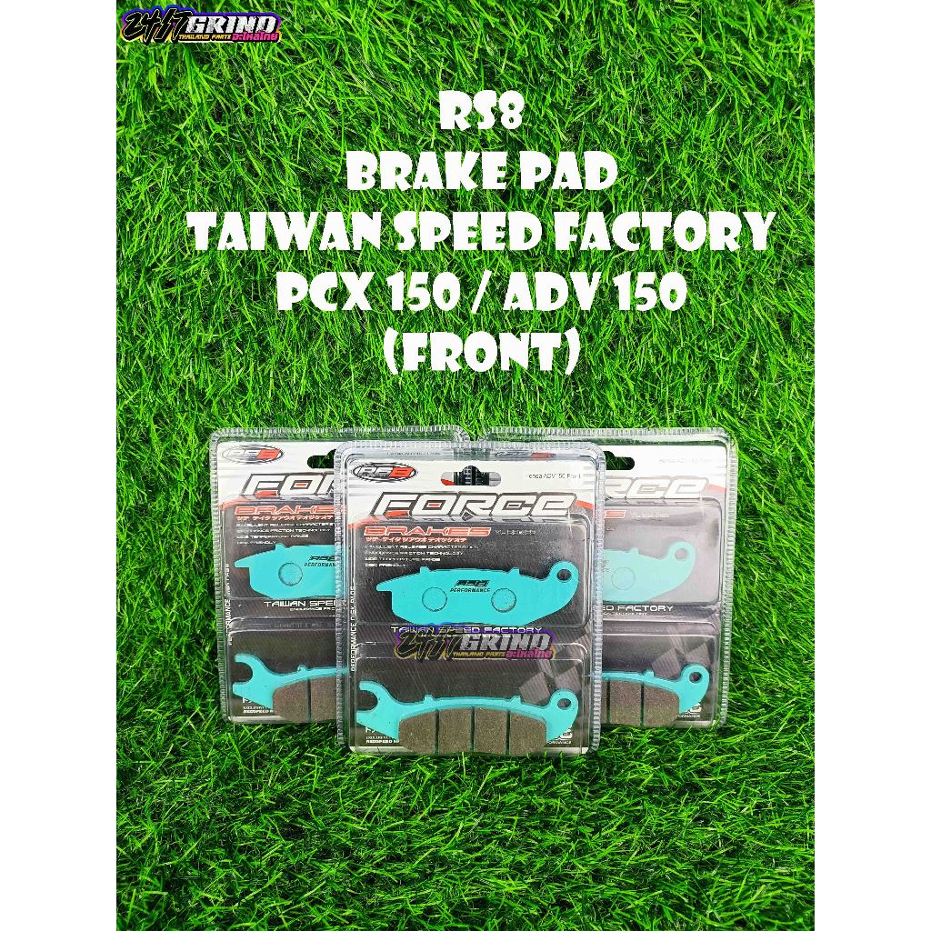 RS8 TAIWAN SPEED FACTORY BRAKE PAD HONDA PCX / ADV (FRONT) MADE IN ...