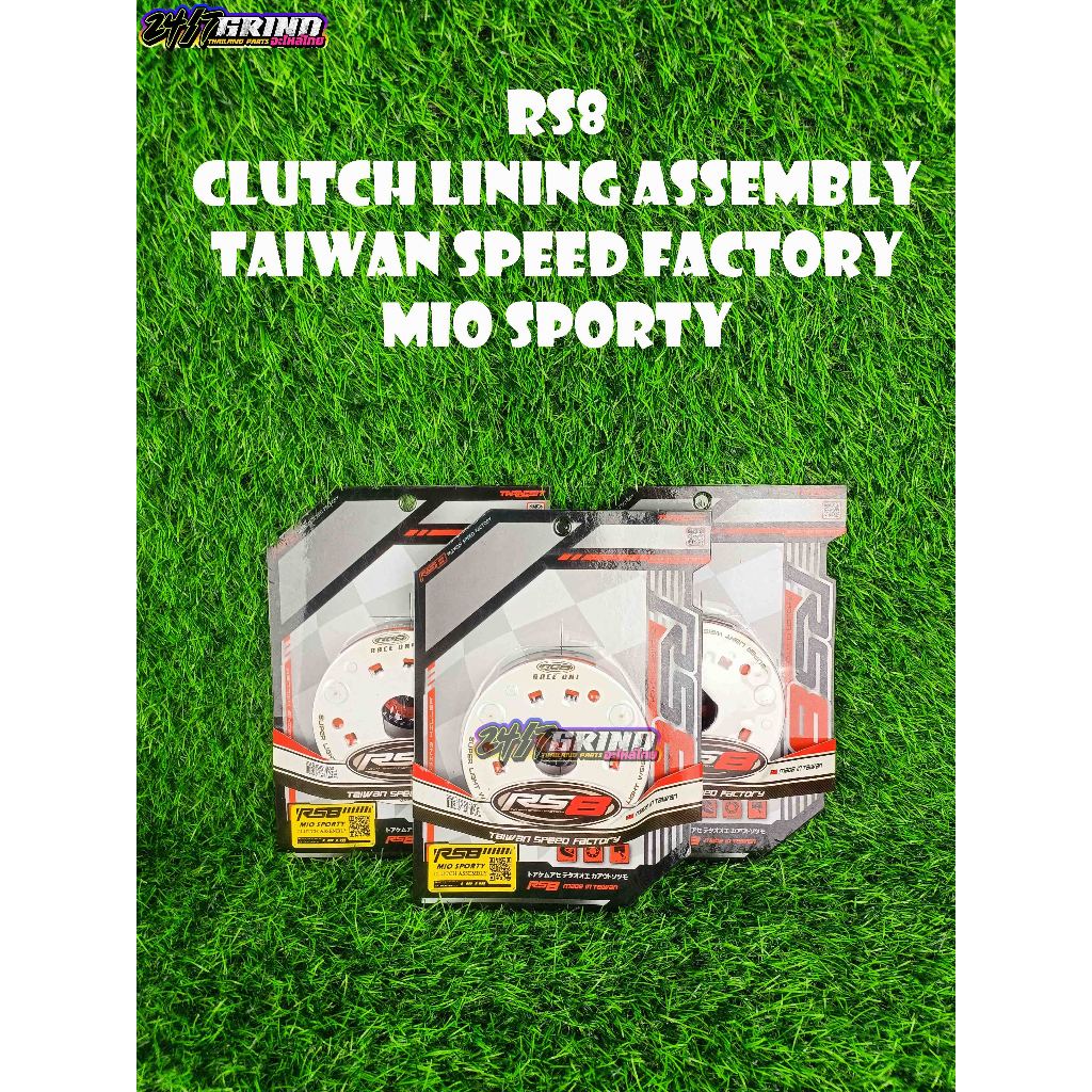 TAIWAN SPEED FACTORY RS8 CLUTCH LINING ASSEMBLY YAMAHA MIO SPORTY MADE ...