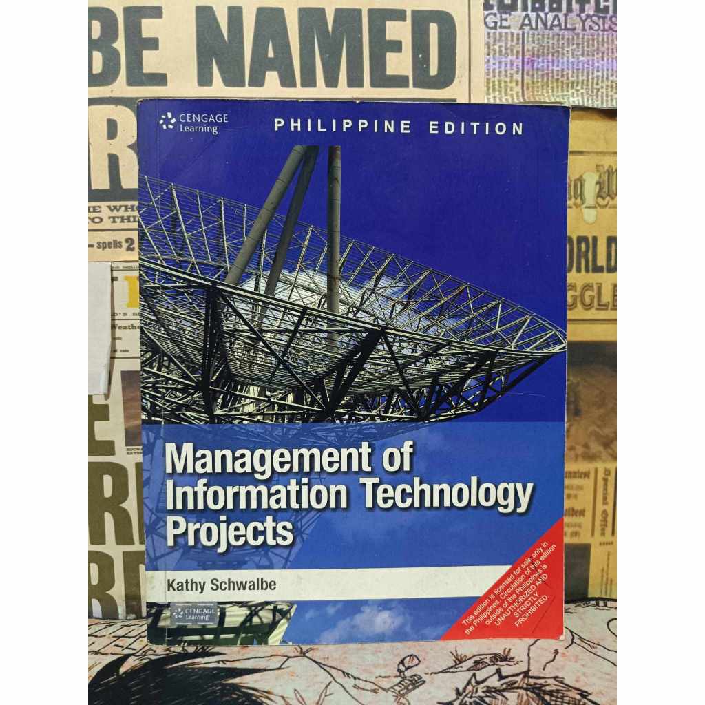 Management of Information Technology Projects by Kathy Schwalbe ...