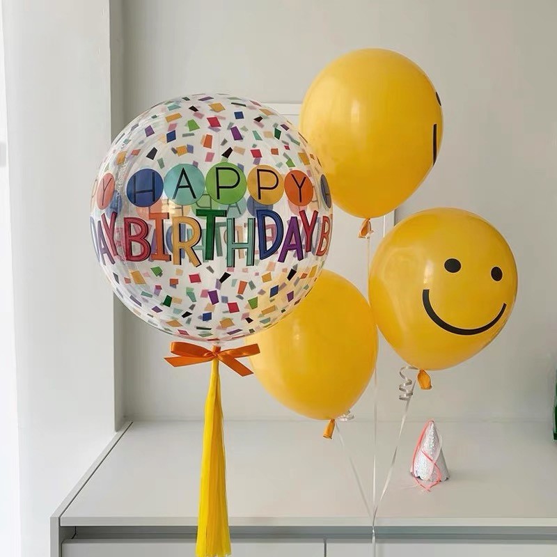 22 inch 4D printed birthday nylon balloon birthday party decoration ...