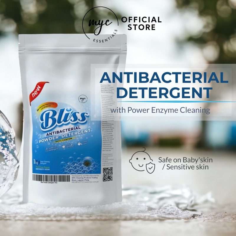 Bliss Antibacterial Powder Detergent Premium | No Chalk No Paraben ...