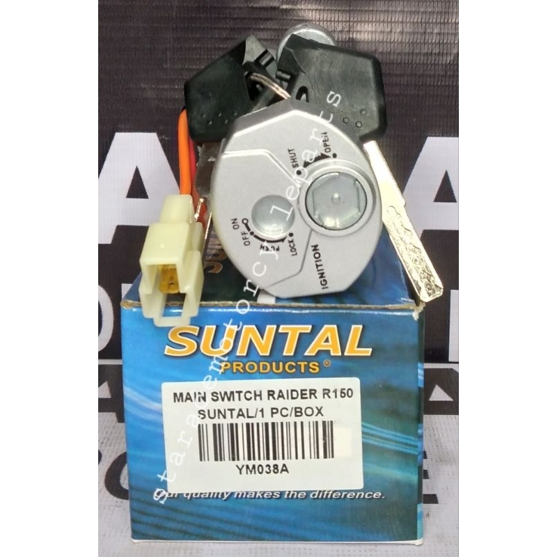 SUZUKI RAIDER R150 IGNITION SWITCH SUNTAL BRAND 100% NOT FAKE | Shopee ...