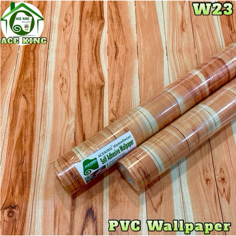 Wood Grain Decorable Wall Sticker PVC Self Adhesive Waterproof ...