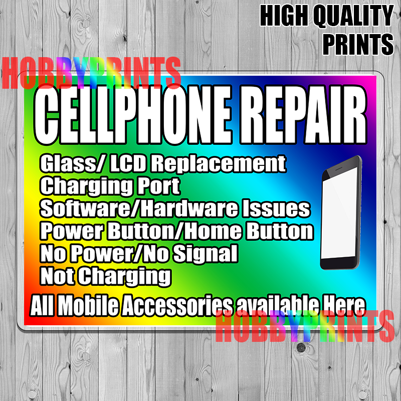 Cellphone Repair Computer Laptop Repair Signage Laminated Signage ...