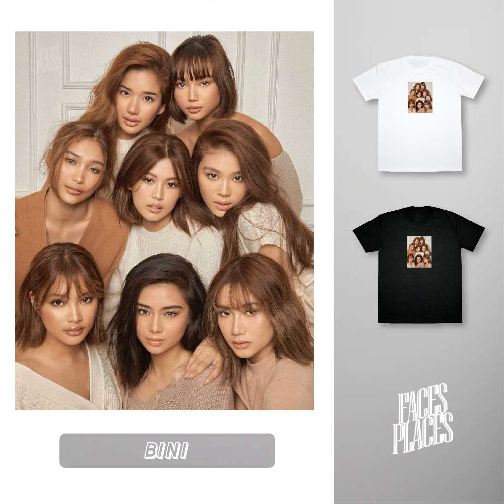 bini shirt - fan-made by faces&places v1 | Shopee Philippines