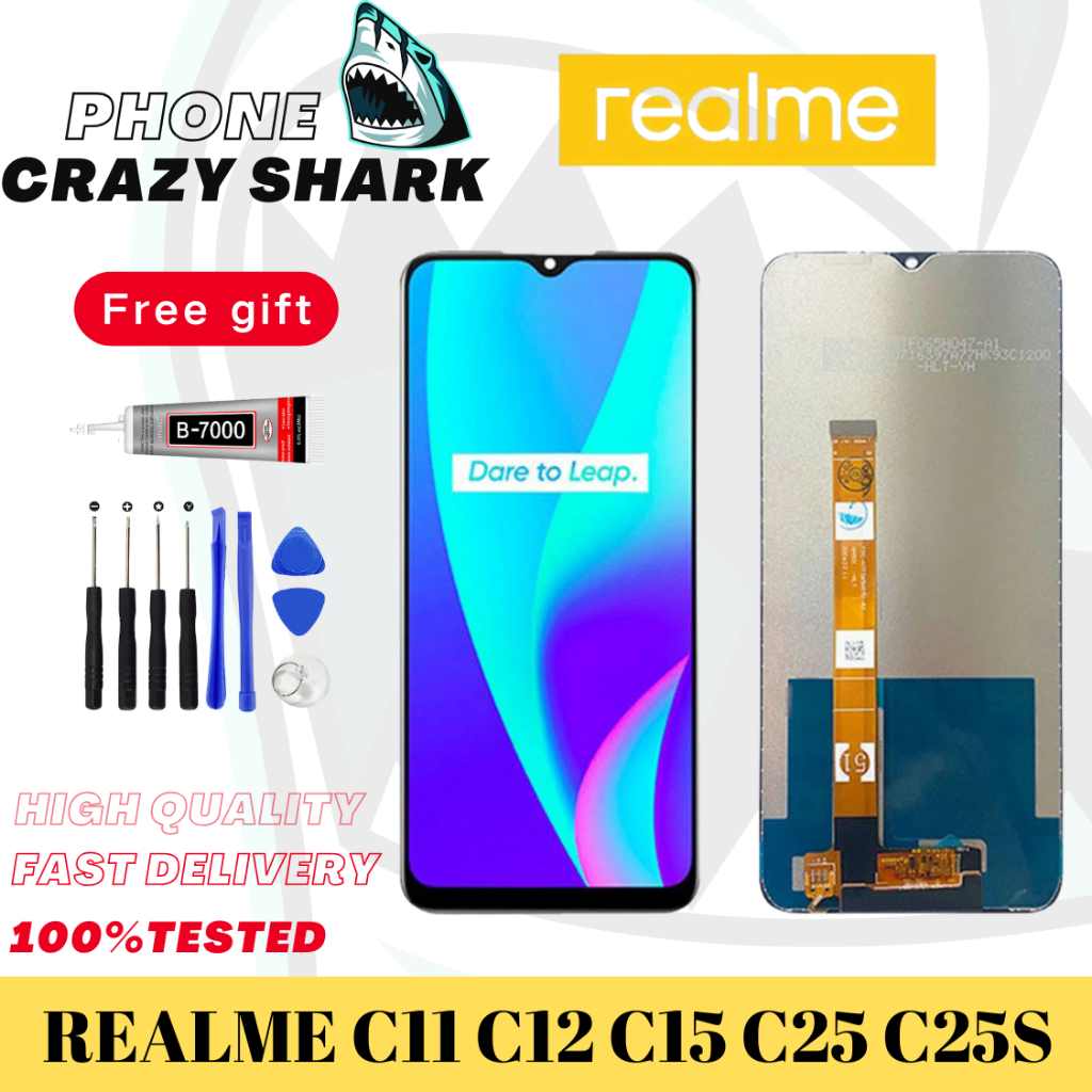 Realme C11 2020 2021 C12 C15 C25 C25s Lcd Lcd Display Screen Assembly