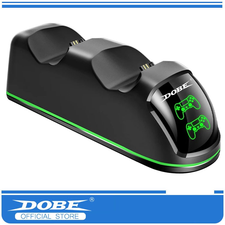 Dobe PlayStation PS4 Controller Dual Charging Station Dock w/ LED Panel ...