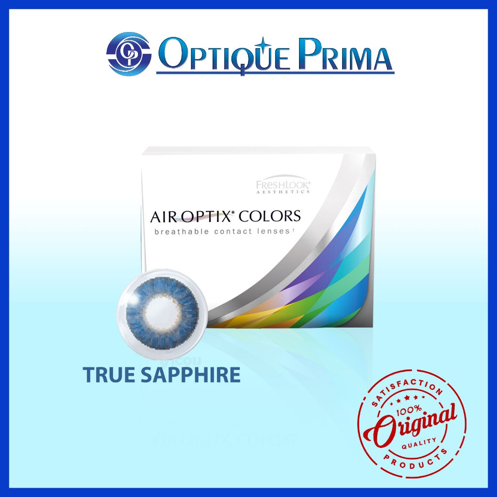 AIR OPTIX COLORS / True Sapphire / Monthly Disposal Contact Lens ...