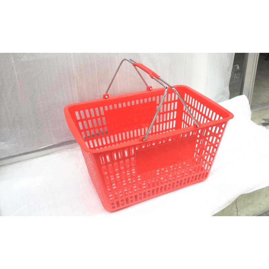 Shopping Basket w/ Steel Handle- Heavy Duty | Shopee Philippines