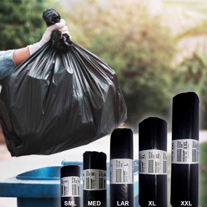 Trash bag Garbage bag Black (Small/Medium/Large/XL/XXL) | Shopee ...