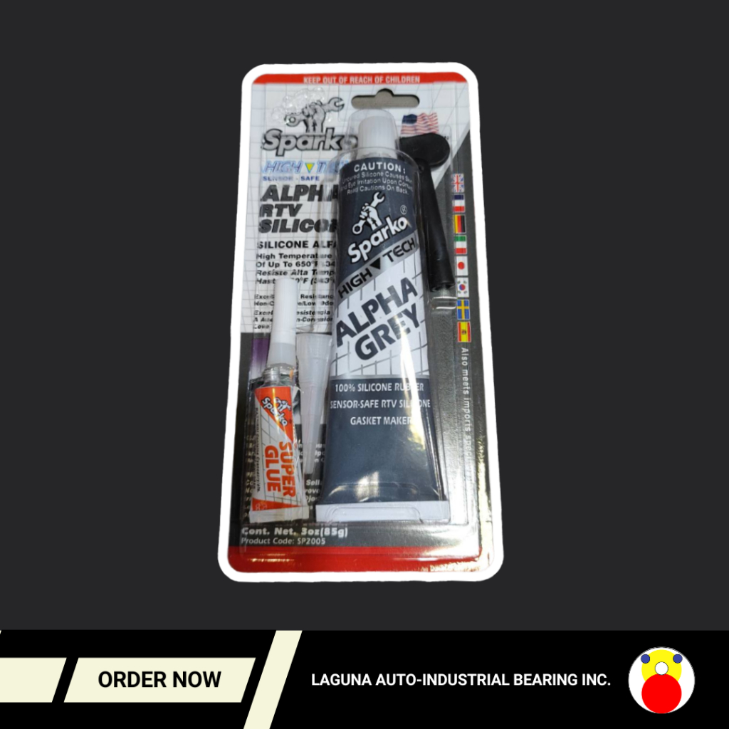 SPARKO HIGH TECH Alpha Grey Silicone Gasket Maker 85g | Shopee Philippines