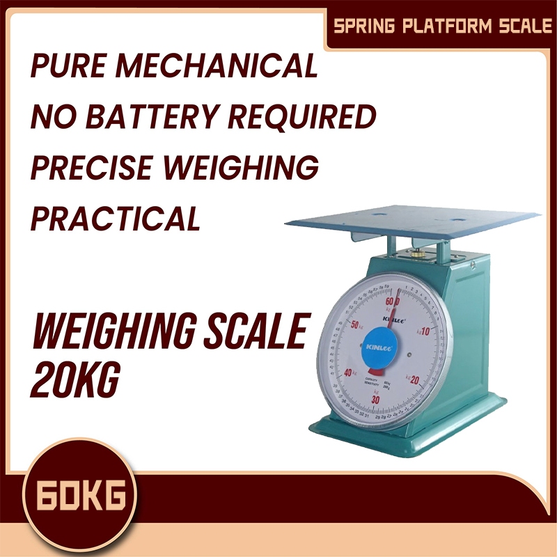 Weighing Scale 50/60 kilograms FLAT PLATE / Timbangan 50/60 kilos ...