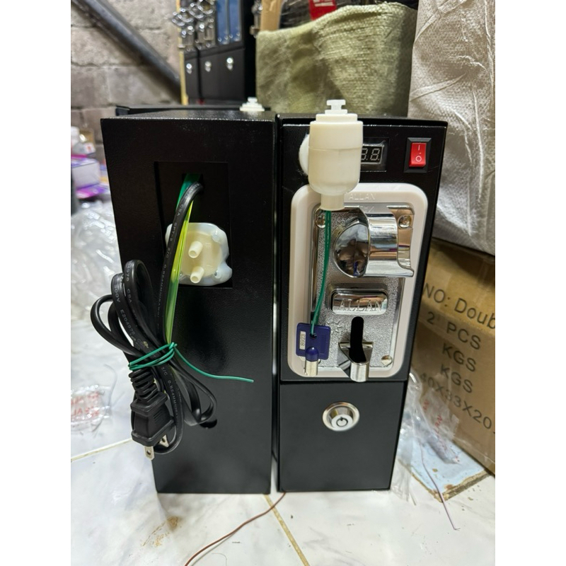 MANTIKA / SHAMPOO VENDO METAL BOX UNIVERSAL COINSLO 5,10,20 coins ...