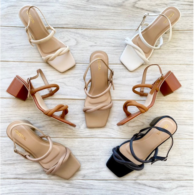 ⭐️Celestialshoe.ph Kyline 2.5inches Heels Sandals | Shopee Philippines