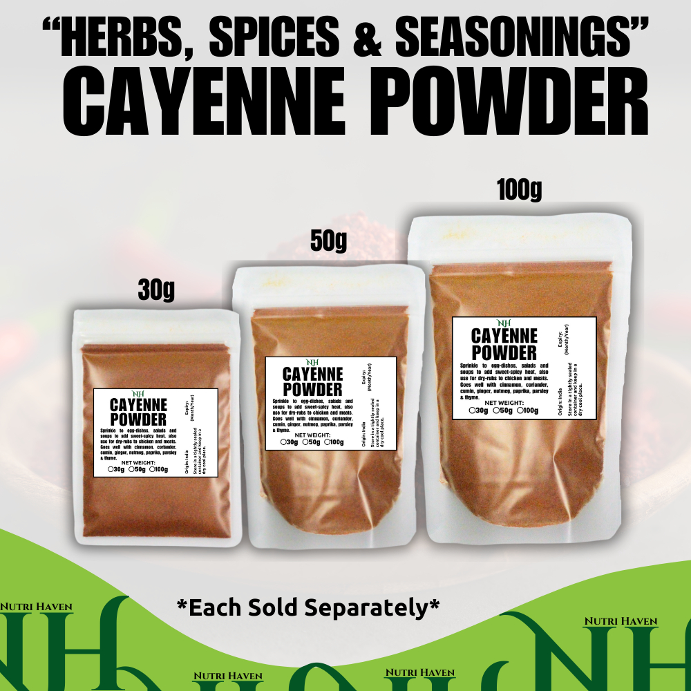 CAYENNE POWDER (herbs and spices) retail 30g, 50, 100g | Shopee Philippines