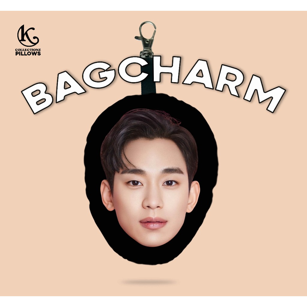 KC Charm--Kim Soo Hyun Bagcharm keycharm plush keyholder plushie womens ...