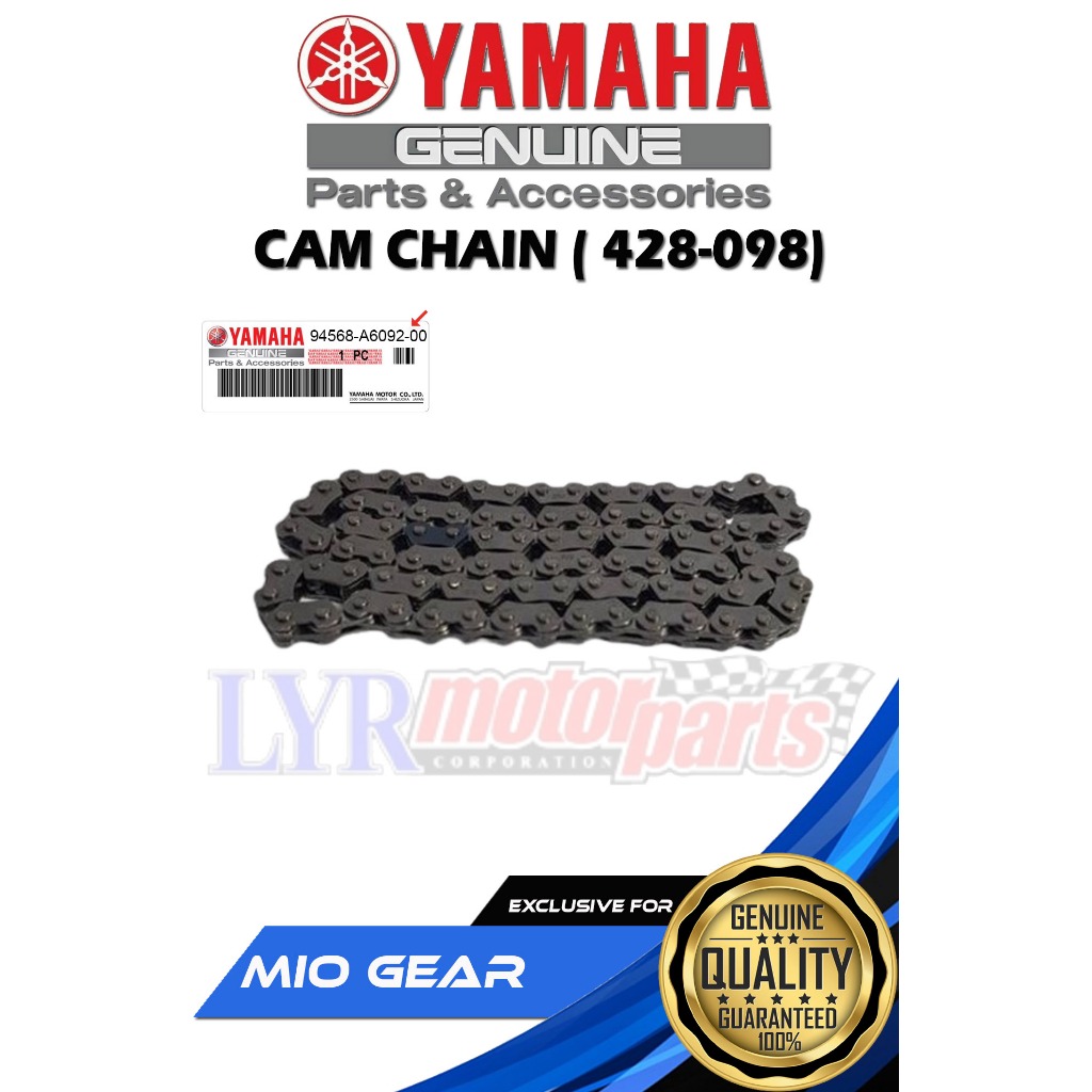 YAMAHA GENUINE CAM CHAIN / TIMING CHAIN FOR MIO GEAR ( 94568-A6092-00 ...