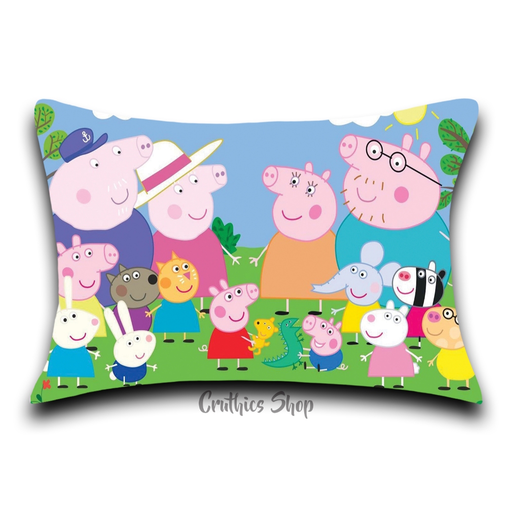 PEPPA PIG Mini Pillow 8inches x 11inches - Cotton Class A Polyester ...