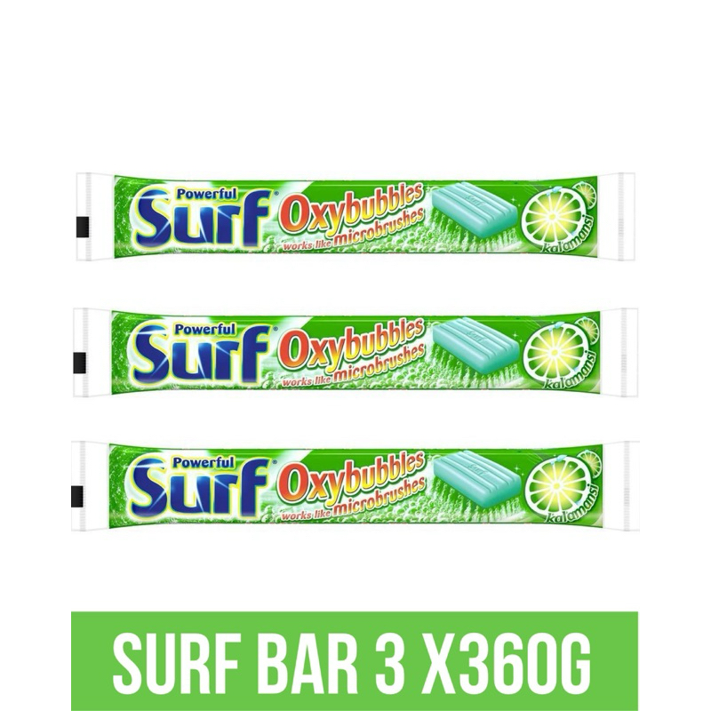 Surf Bar Kalamansi 360g Long Bar SOAP 3 Bar SOAP | Shopee Philippines